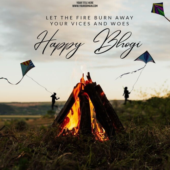 Copy of Happy Bhogi | PosterMyWall