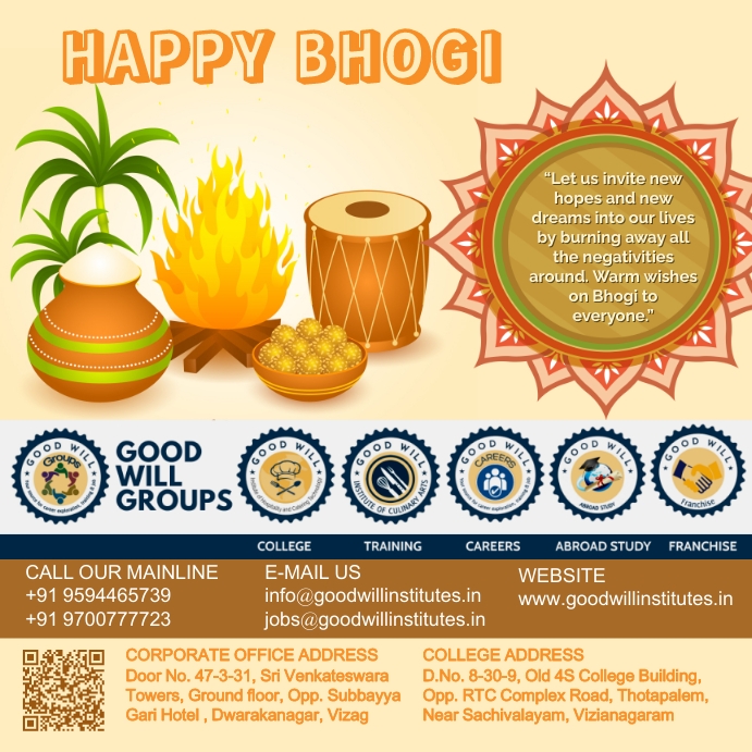 Bhogi ที่มีความสุข เทมเพลต | PosterMyWall