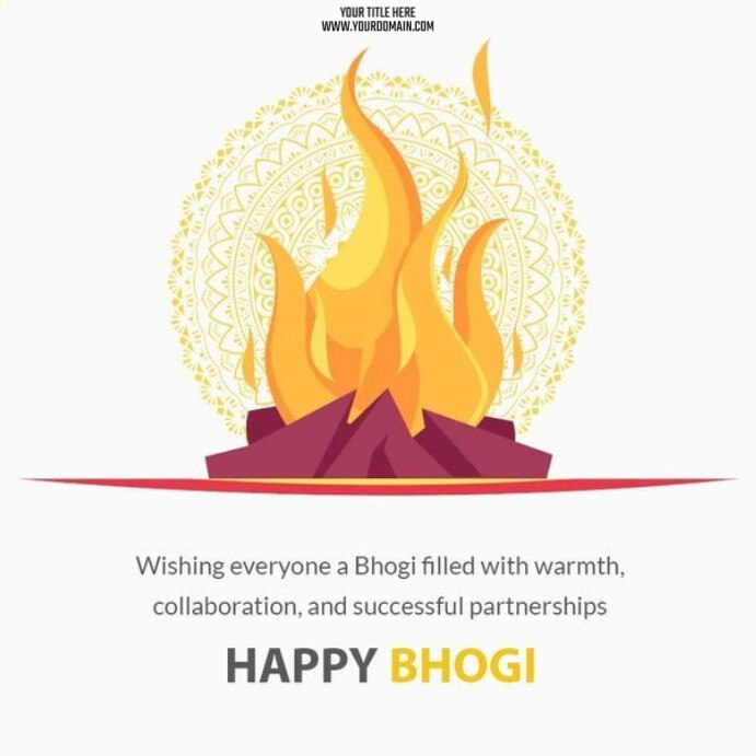 Copy of Happy Bhogi | PosterMyWall