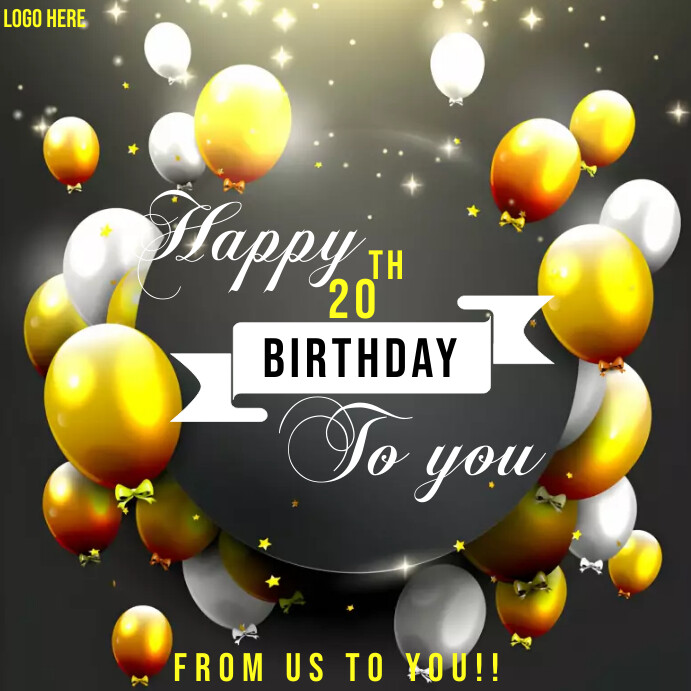 Plantilla de happy bi | PosterMyWall