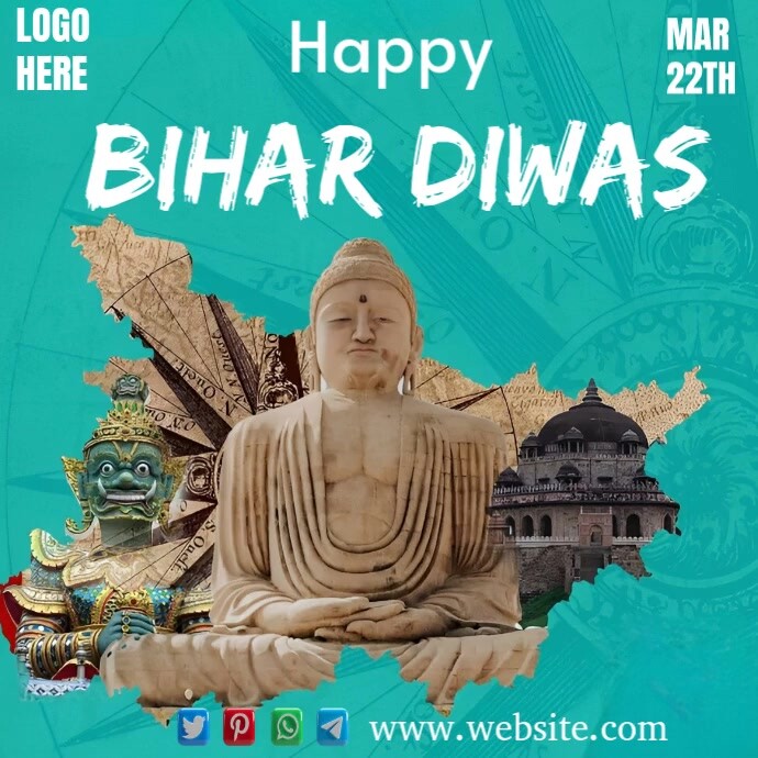 Happy bihar diwas Template | PosterMyWall