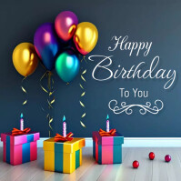 HAPPY BIRTH DAY Template | PosterMyWall