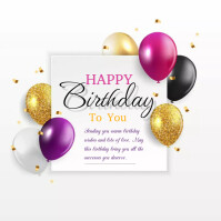 HAPPY BIRTH DAY Template | PosterMyWall