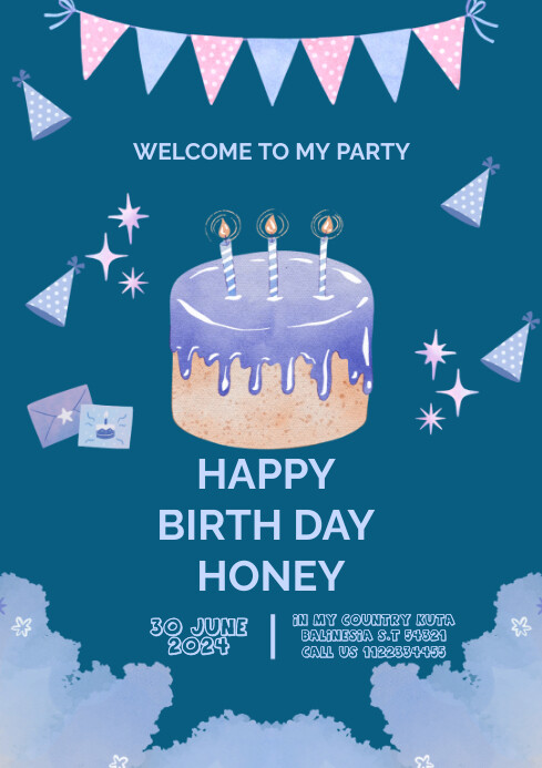 HAPPY BIRTH DAY Template | PosterMyWall