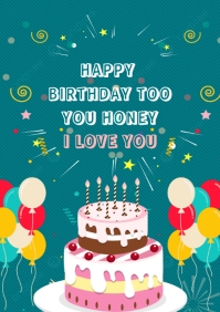 HAPPY BIRTH DAY Template | PosterMyWall