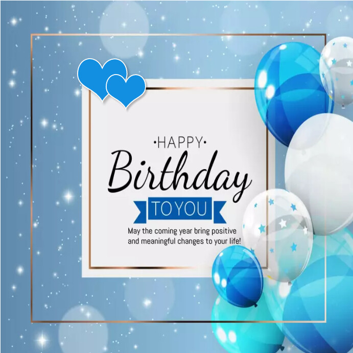 HAPPY BIRTH DAY Template | PosterMyWall