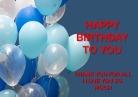 HAPPY BIRTH DAY Template | PosterMyWall