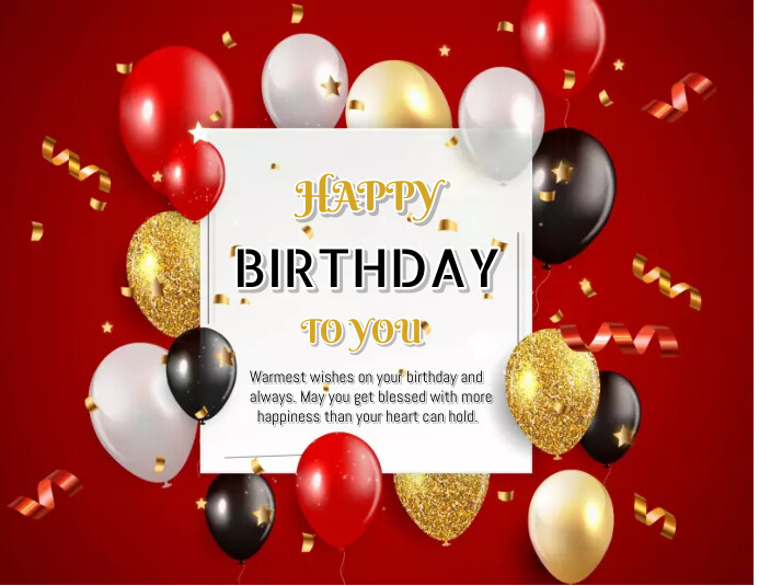 Modèle HAPPY BIRTH DAY flyer | PosterMyWall