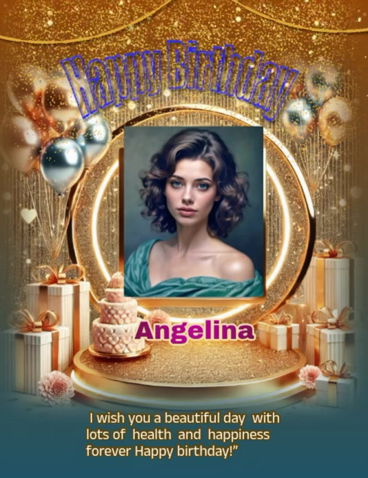 happy birthay greeting card Template | PosterMyWall