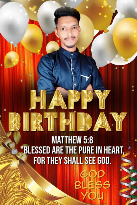 happy birthday, event, party, celebrations Template | PosterMyWall