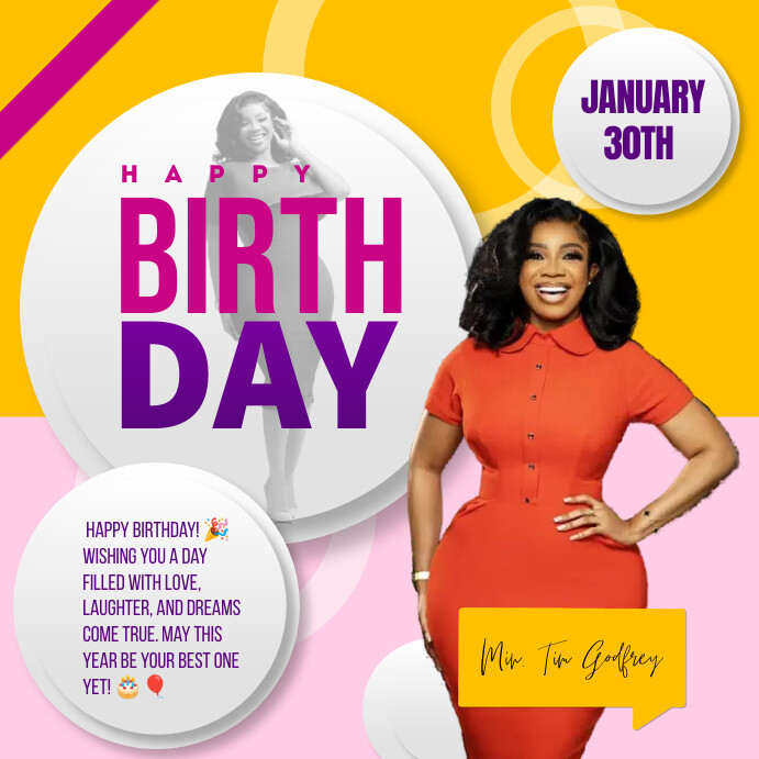 Happy birthday, happy birthday wish celebrati Template | PosterMyWall