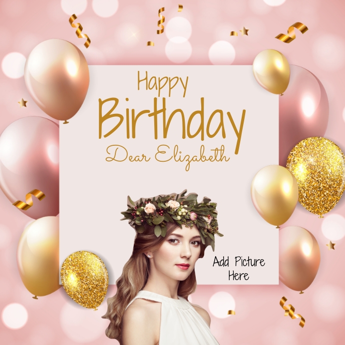 happy birthday,birthday card,birthday post Template | PosterMyWall