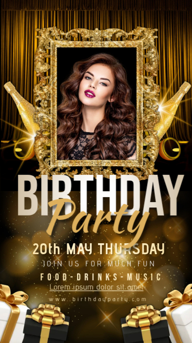 happy birthday,event,party Template | PosterMyWall