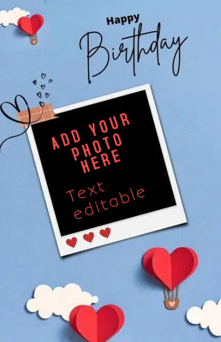 Happy birthday 🎂 template | PosterMyWall