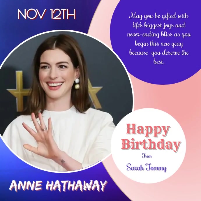 Happy Birthday (1) Template | PosterMyWall