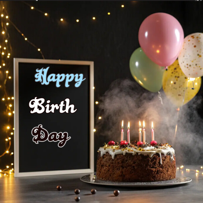 Happy birthday (1) Template | PosterMyWall