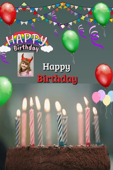Happy Birthday (1) Template | PosterMyWall