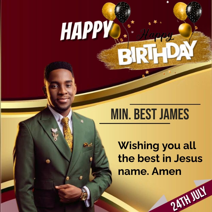 Happy birthday (1) Template | PosterMyWall