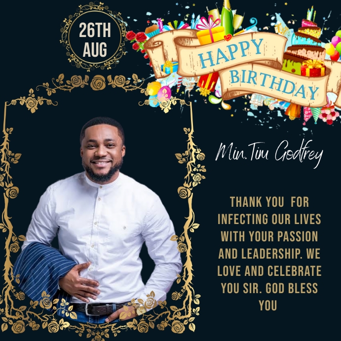 Happy Birthday (1) Template | PosterMyWall