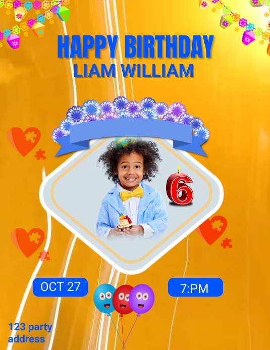 HAPPY BIRTHDAY (11) Template | PosterMyWall