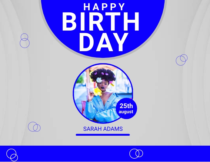 HAPPY BIRTHDAY (5) Template | PosterMyWall