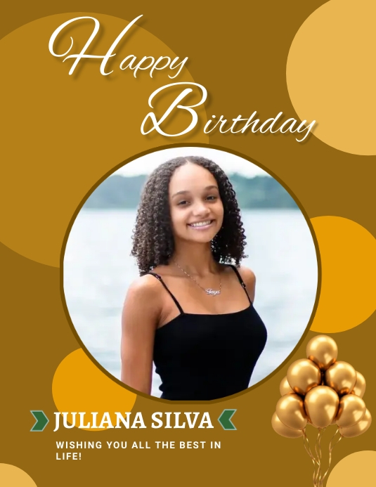 HAPPY BIRTHDAY (5) Template | PosterMyWall