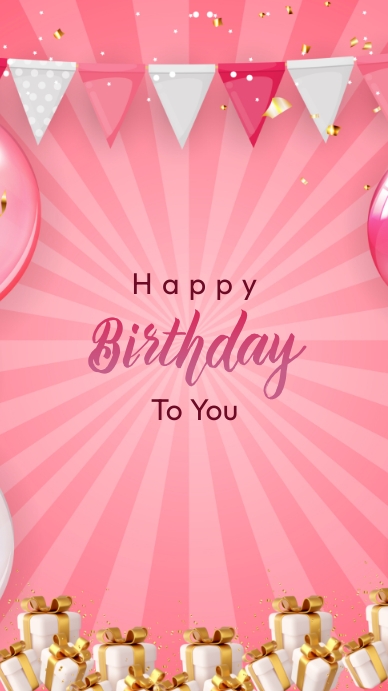 Happy birthday (Instagram Story) Template | PosterMyWall