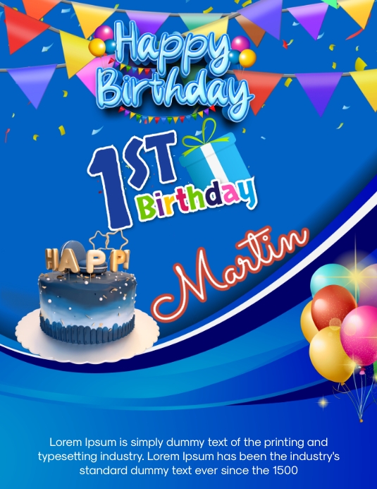 Copy of Happy Birthday 1 | PosterMyWall