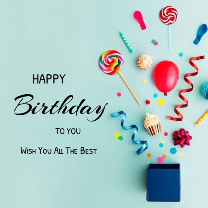 Happy birthday 2024, Happy birthday online greeting card design, Happy ...