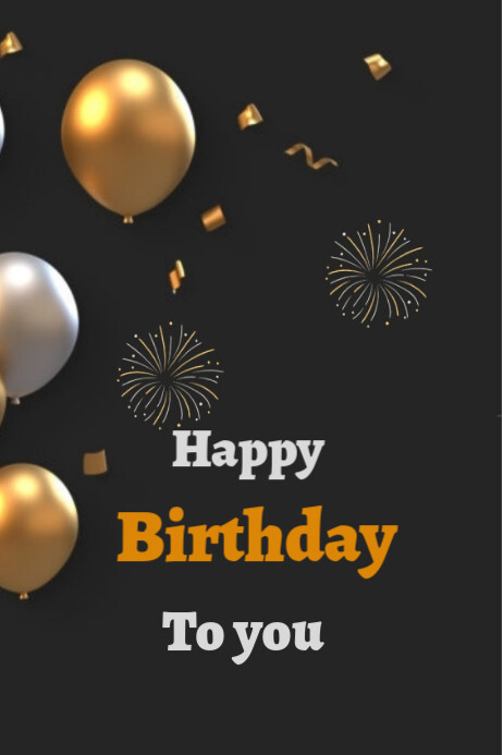 Happy Birthday 2024 Template | PosterMyWall