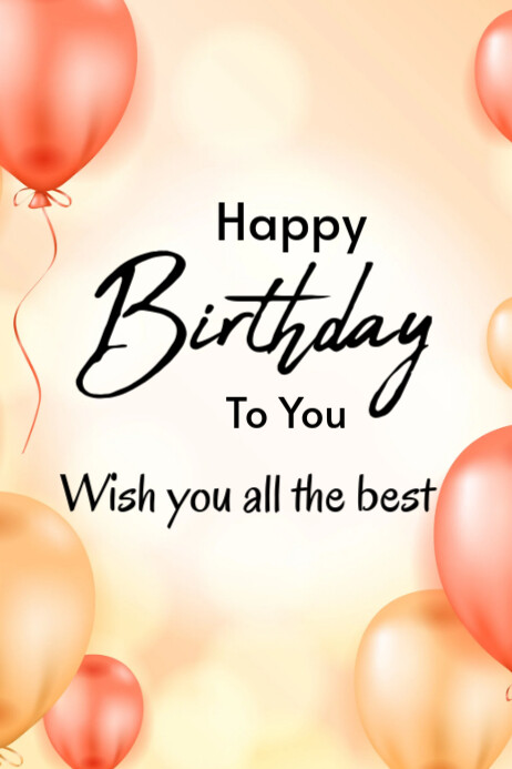 Happy Birthday 2024 Template | PosterMyWall