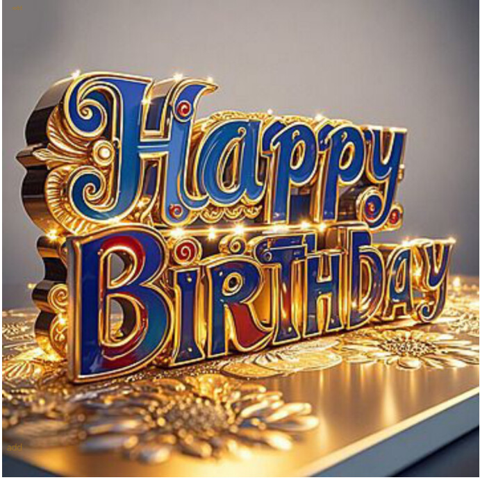 Happy birthday 3D design Template | PosterMyWall