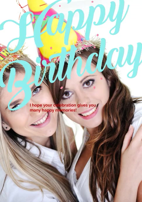 Plantilla de happy birthday A4 post | PosterMyWall