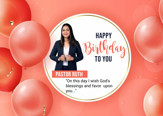 Plantilla de Happy Birthday ad design | PosterMyWall