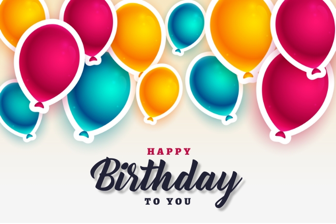 Happy birthday background Template | PosterMyWall