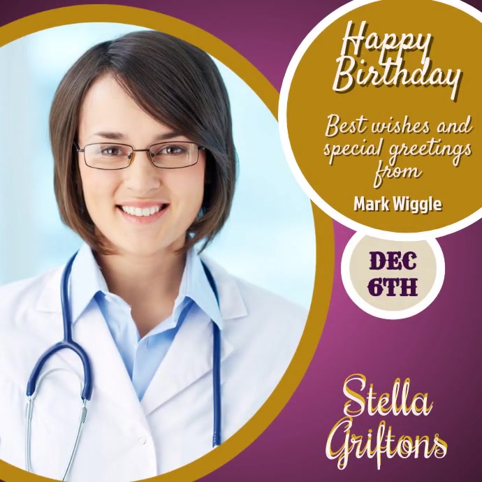 Happy Birthday birthday design Template | PosterMyWall