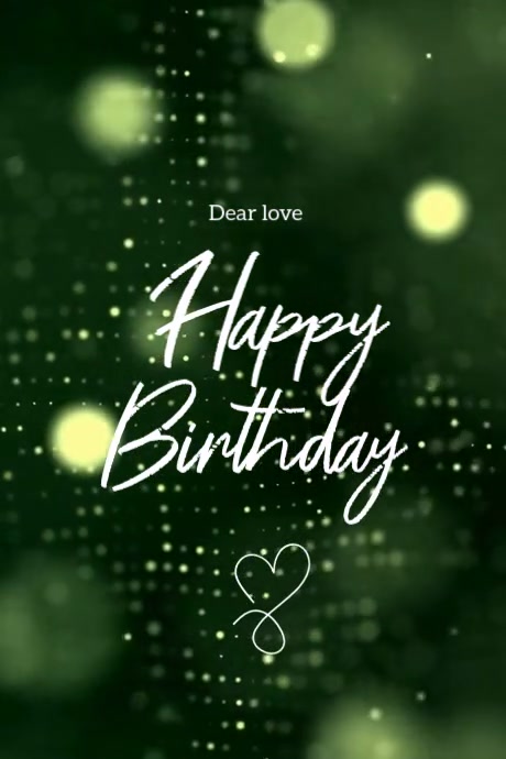 Plantilla de happy birthday birthday video birthday template | PosterMyWall