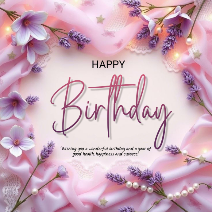 Plantilla de happy-birthday-blessing-event-card | PosterMyWall