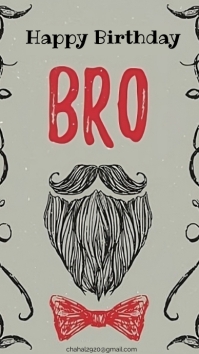 Happy Birthday brother Template | PosterMyWall