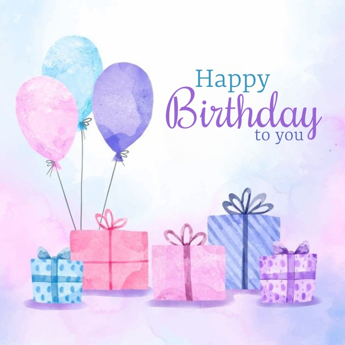 Happy birthday Card Template | PosterMyWall