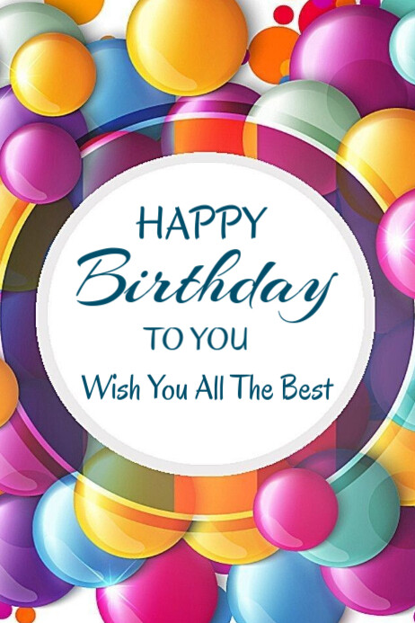 Happy Birthday Celebration 2024 Template | PosterMyWall