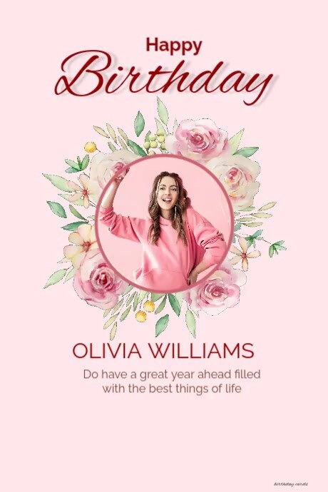 HAPPY BIRTHDAY CELEBRATIONS CARDS Template | PosterMyWall