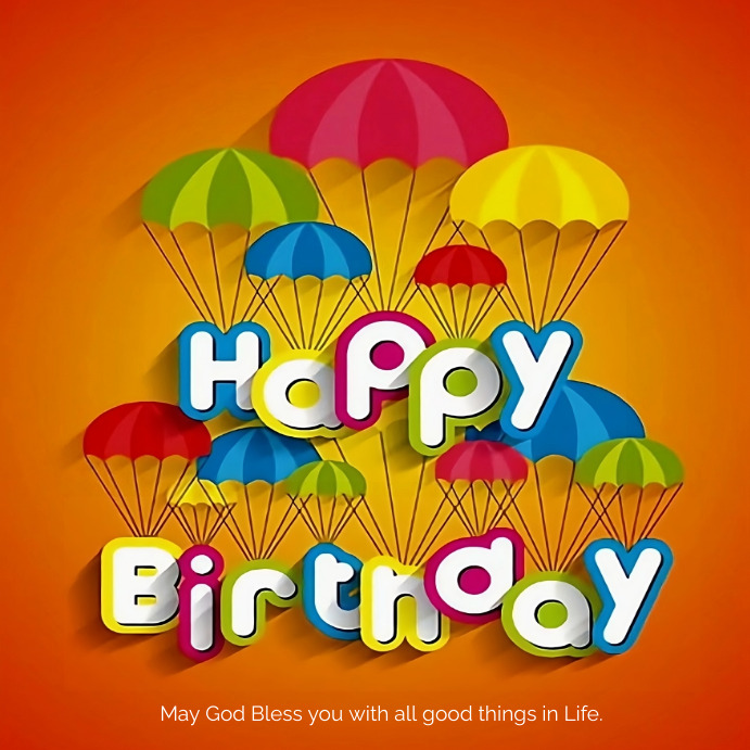 Copy of happy birthday colorfull | PosterMyWall