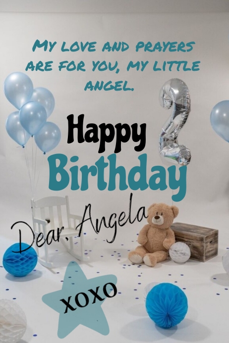 Happy birthday cute post Template | PosterMyWall