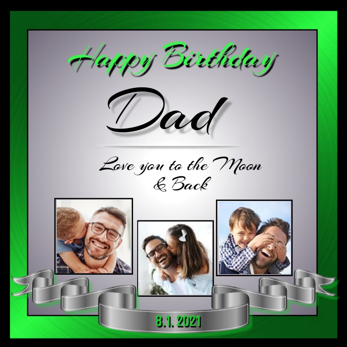 Happy Birthday Dad Template | PosterMyWall