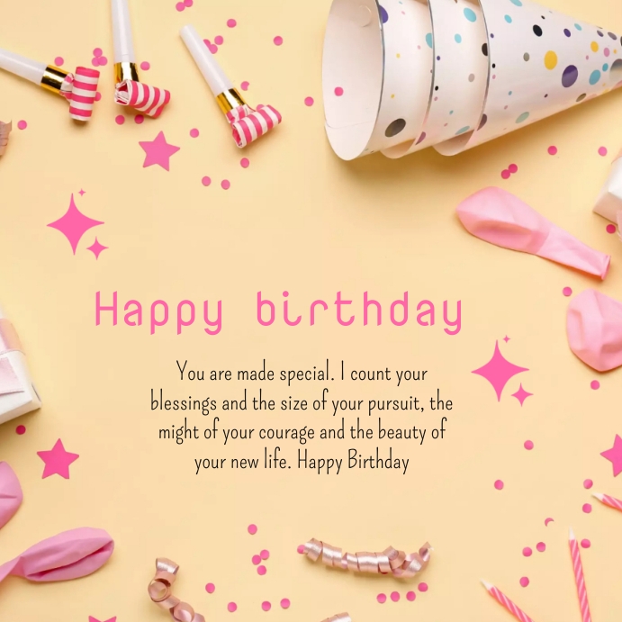 Copy of Happy birthday day | PosterMyWall