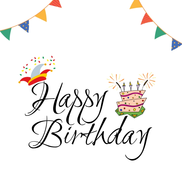 Happy birthday day Template | PosterMyWall