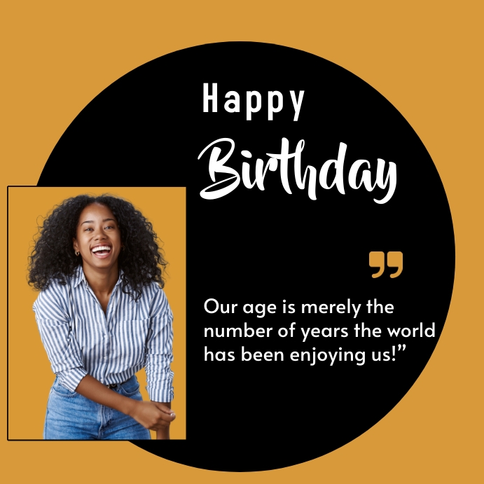 Copy of Happy Birthday Design Cover Design | PosterMyWall