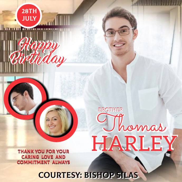 Happy Birthday Design template (1) | PosterMyWall