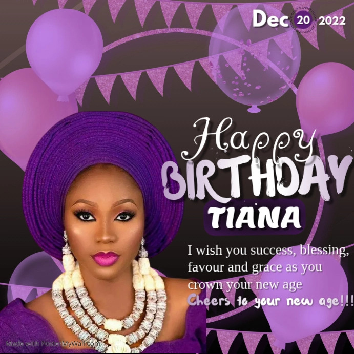 HAPPY BIRTHDAY DESIGN TEMPLATE (3) | PosterMyWall